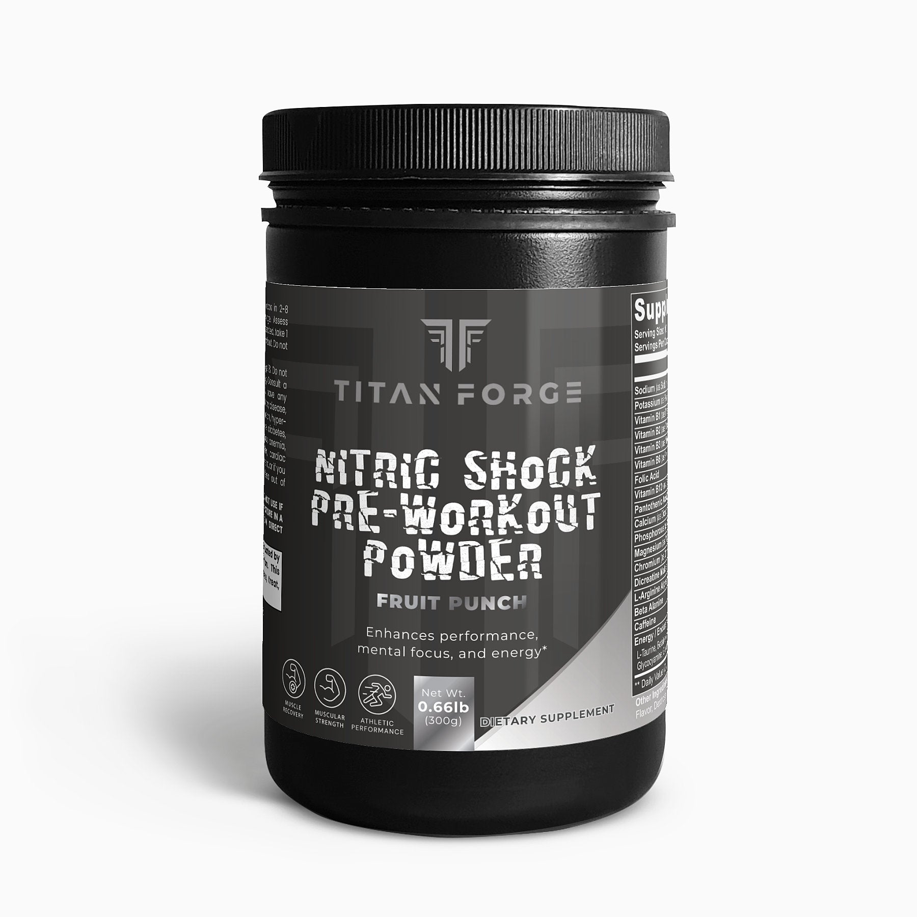 Nitric Shock Pre-Workout (Fruit Punch) – Titan Forge